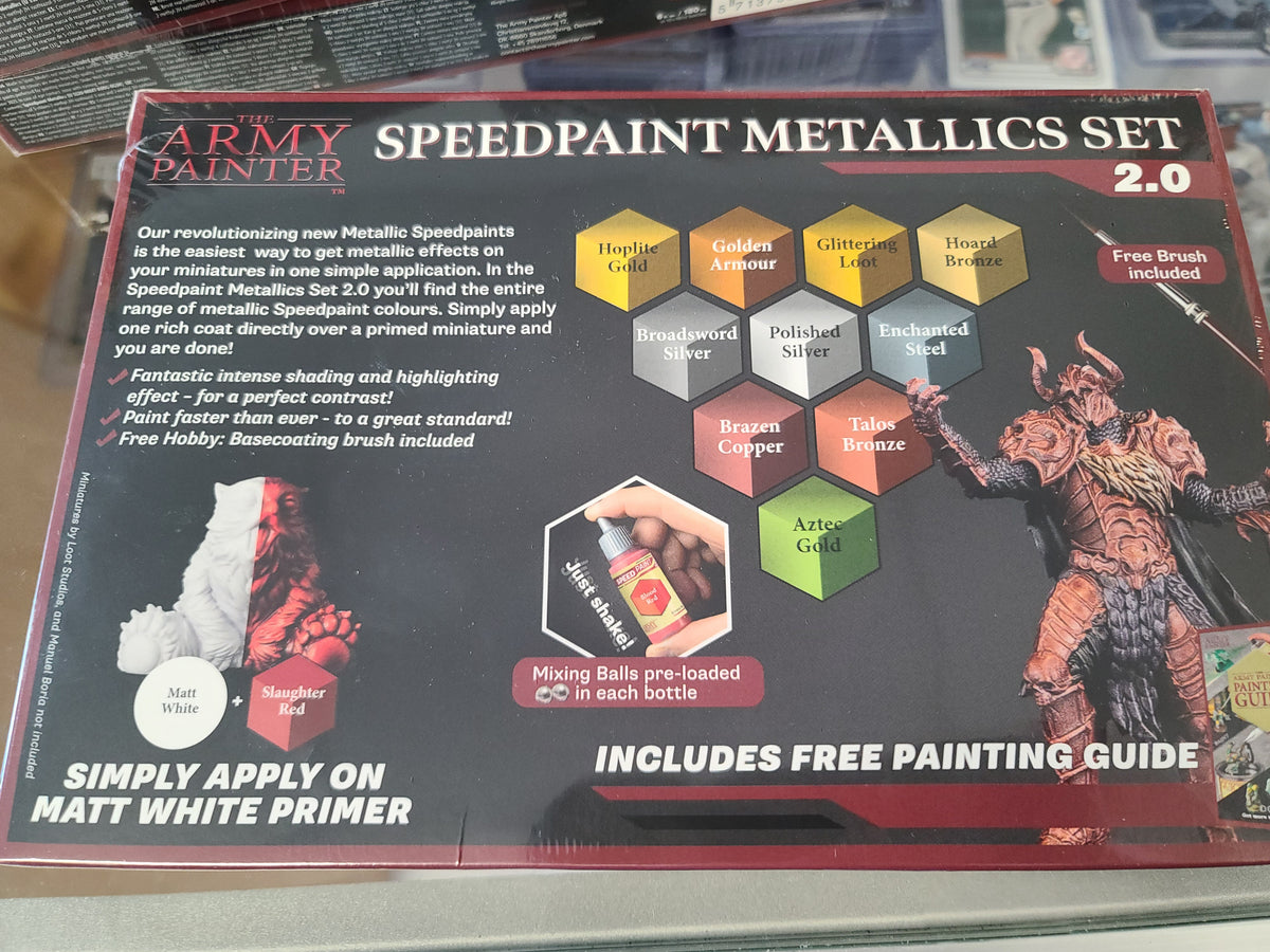 Army Painter speedpaint Metallics Set 2.0 – AAN Collect LLC