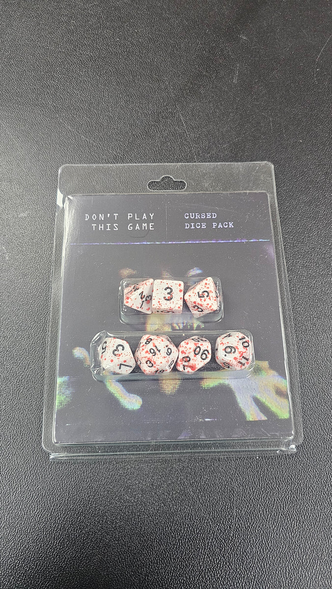 Don't play this game cursed Dice pack – AAN Collect LLC