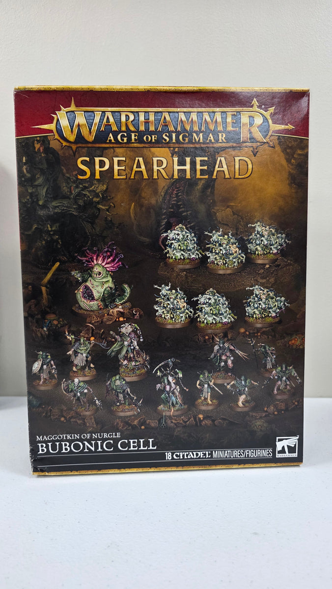 Warhammer Age of sigmar Spearhead Maggotkin of Nurgle Bubonic cell ...