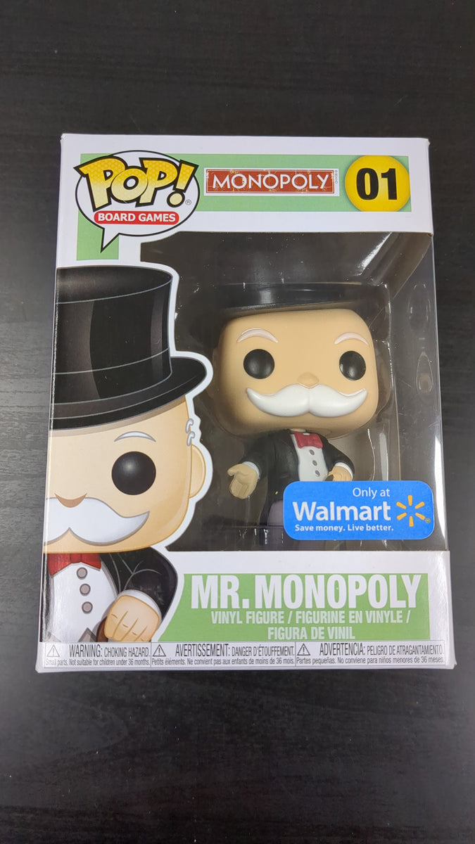 Funko Pop Mr Monopoly 01 Monopoly Board Games Walmart Exclusive Vinyl ...