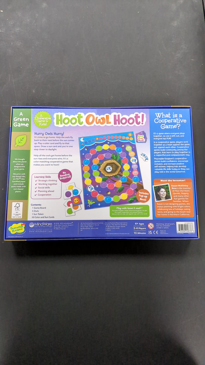 Hoot Owl Hoot Board Game – AAN Collect LLC