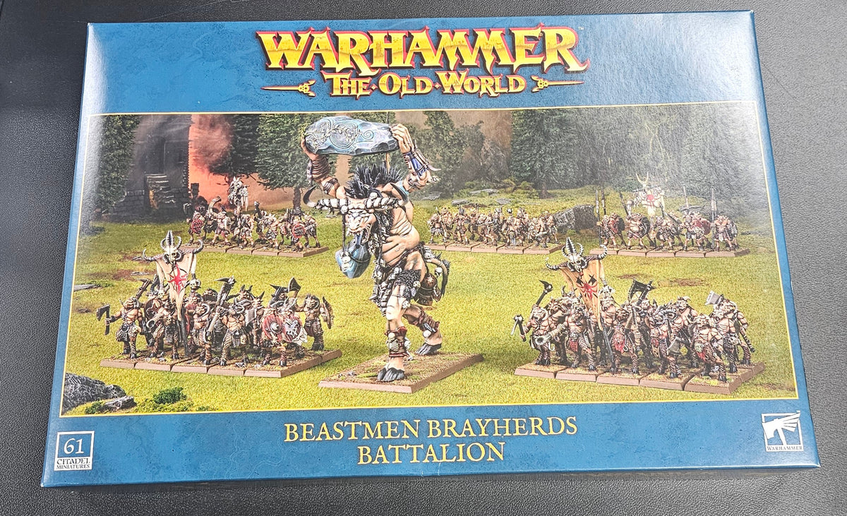 Warhammer The Old World Beastmen Brayheads Battalion – AAN Collect LLC